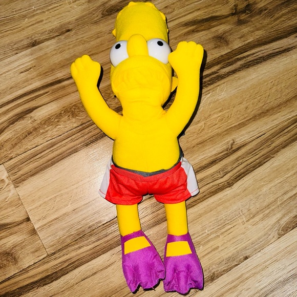 Simpsons | Toys | The Simpsons Bart Simpson Shark Fin Swimming Jumbo ...